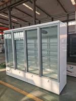 China MAXIMA4DF Customized White Color Compact Display Cooler with Transparent Front Panel for Convenience Stores for sale