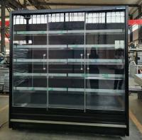 China 1875mm Upright Supermarket Refrigerated Cabinet for Dairy Merchandising for sale