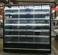 China 1875mm Upright Supermarket Refrigerated Cabinet for Dairy Merchandising for sale