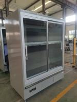 China ELF GR 2560mm Glass Door Self-Contained Display Refrigerator – 840mm Depth, 5 Shelves, LED, SAIWEI EC Fan, Low-E Glass for sale