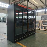China 2500MM Extra‑Tall Shallow Multideck Open Showcase Cooler for Large Supermarket for sale