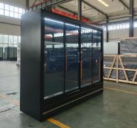 China 2500MM Extra‑Tall Shallow Multideck Open Showcase Cooler for Large Supermarket for sale
