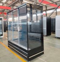 China 1875mm Deepened Upright Supermarket Refrigerated Cabinet for Beverage & Dairy Retail for sale