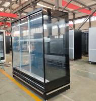 China 1875mm Deepened Upright Supermarket Refrigerated Cabinet for Beverage & Dairy Retail for sale