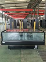 China Commercial Glass Door Refrigerator Freezer Island Display with Ultra-High Window VISION200P for sale