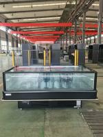 China Commercial Glass Door Refrigerator Freezer Island Display with Ultra-High Window VISION200P for sale