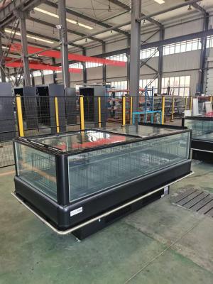 China Commercial Glass Door Refrigerator Freezer Island Display with Ultra-High Window VISION200P for sale