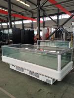 China Supermarket Island Freezer Fridge with 4-Side Triple Glazed Anti-Fog Glass VISION250P for sale