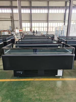 China Island Display Fridge Freezer with Fan Cooling and Optional Sliding Glass Top VISION200 for sale