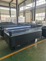 China Island Display Fridge Freezer with Fan Cooling and Optional Sliding Glass Top VISION200 for sale