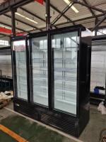 China MAXIMA3DR Commercial Fridge Glass Door Vertical Cooler for sale