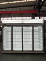 China TRIMA4DR Supermarket Commercial Showcase Drink Fridge Single Door Upright Chiller Glass Display Refrigerator for sale