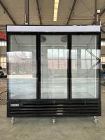 China KBGDM54F Commercial Plug in Glass Door Vertical Upright Display Fridge Freezer Refrigerator for sale