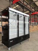 China KBGDM54F Commercial Plug in Glass Door Vertical Upright Display Fridge Freezer Refrigerator for sale