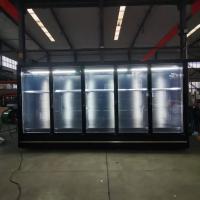 China 3900mm Remote Multideck Frozen Merchandiser for Hypermarket Grouped Frozen‑Food Showcase for sale