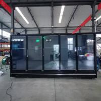 China 3900mm Remote Multideck Frozen Merchandiser for Hypermarket Grouped Frozen‑Food Showcase for sale