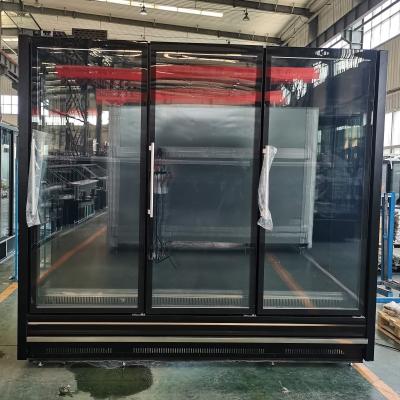 China 2340mm Remote Tall Deep‑Shelf Frozen Merchandiser for Supermarket Large‑Volume Frozen‑Food Showcase for sale