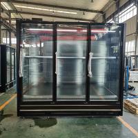 China 2340mm Remote Tall Deep‑Shelf Frozen Merchandiser for Supermarket Large‑Volume Frozen‑Food Showcase for sale