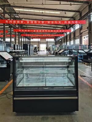 China PHEA125RDP Butcher Equipment Open Cold Deli Food Showcase Chiller Refrigerator Butchery Display Fridge Deli Box Refrigerated Counter for sale