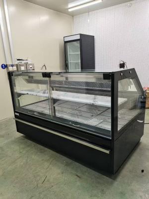 China PHEA187RDP Supermarket Commercial Refrigerated Fish Seafood Display Deli Meat Chiller Self Serve Display Counter for sale
