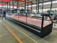 China PHEA 750RDS Customized Extra Size Remote Static Cooling Commercial Deli Display Cabinet Delicatessen Meat Showcase Service Counter for sale