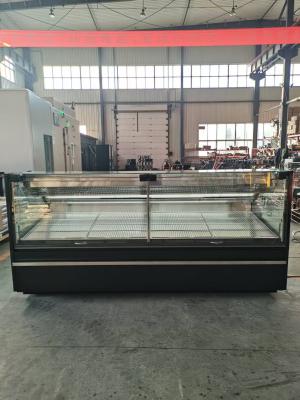 China PHEA250RDPS Commercial Fridge Supermarket Display Glass Meat Cooler Butchery Fresh Meat Fridge Showcase Deli Food Counter for sale