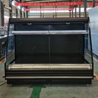 China 1875MM Extended Counter Open Air Curtain Merchandiser for Supermarket Dairy Fresh Food for sale