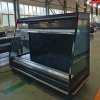 China 1875MM Extended Counter Open Air Curtain Merchandiser for Supermarket Dairy Fresh Food for sale