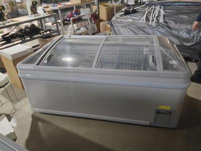 China Supermarket End Island Freezer with Static Cooling for Frozen Food Display VENUS185 for sale