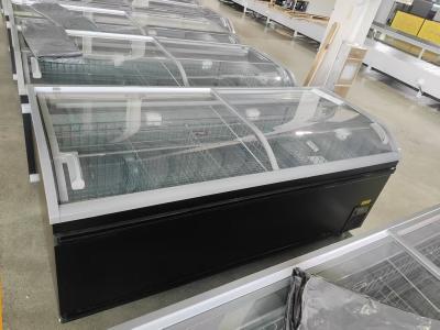 China Commercial Island Display Freezer with Static Cooling and LED Lighting VENUS210 for sale