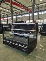 China PHEA 187SVP Commercial Open Front Display Fridge Adjustable Shelves Fresh Meat Dairy Vegetable Refrigerated Showcase for sale