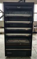 China 998MM R290 Eco Refrigerant Open Showcase Cooler for Corner Shop Dairy Beverage Display for sale
