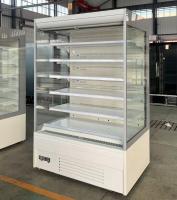 China Inverter‑Optional Open Air Curtain Chiller Panoramic Panel for High‑capacity Supermarket for sale