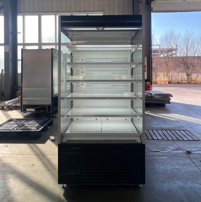 China 998MM Small Footprint Large‑capacity R290 Open Showcase Cooler for Fresh Shop Fruit Beverage for sale