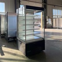 China 998MM Small Footprint Large‑capacity R290 Open Showcase Cooler for Fresh Shop Fruit Beverage for sale