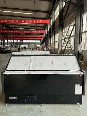China THEA187CP Open Curved Glass Commercial Butcher Meat Fridge Chicken Meat Refrigerator Fresh Meat Display Cabinet Refrigerator Fridge for sale