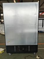 China KBGDM 1360mm 2-Door Glass Door Self-Contained Display Cooler with Inverter – 800mm Depth, 5 Shelves, Vertical LED, Low-E Glass for sale