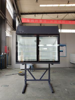 China Commercial Glass Door Freezer Refrigerator with Switchable Cooling and LED Display TOP2DF for sale