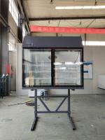 China Commercial Glass Door Freezer Refrigerator with Switchable Cooling and LED Display TOP2DF for sale