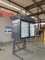 China Commercial Glass Door Freezer Refrigerator with Switchable Cooling and LED Display TOP2DF for sale