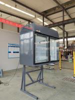 China Commercial Glass Door Freezer Refrigerator with Switchable Cooling and LED Display TOP2DF for sale