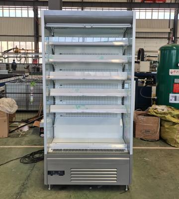 China 998MM Multideck Open Front Chiller Plug‑and‑Play for Supermarket Fresh Goods Display for sale