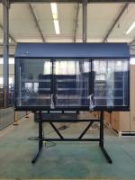 China Supermarket Glass Door Freezer Fridge with Fan Cooling and Anti-Fog Doors TOP3DF for sale