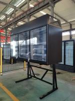 China Supermarket Glass Door Freezer Fridge with Fan Cooling and Anti-Fog Doors TOP3DF for sale