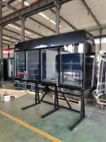 China Large Commercial Display Freezer Refrigerator with Triple Glazed Glass Doors TOP4DF for sale