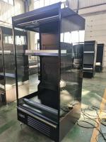 China Deep Upright Open Showcase Chiller for Grocery Multideck Drink Produce Sale for sale