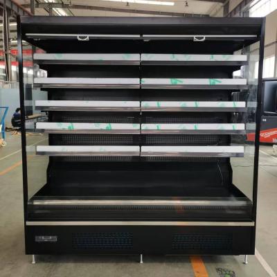 China 187M Self‑contained Plug‑in Air Curtain Showcase R290 for Large‑capacity Fresh Drink Cooler for sale