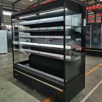 China 187M Self‑contained Plug‑in Air Curtain Showcase R290 for Large‑capacity Fresh Drink Cooler for sale