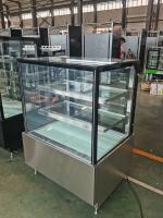 China Commercial Refrigerated Cake Display Showcase with Two Glass Shelves and Anti-Fog Front Glass VERA90DS for sale