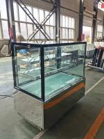 China Bakery Refrigerated Display Showcase with Wide Two-Tier Glass Shelving and LED Lighting VERA120DS for sale